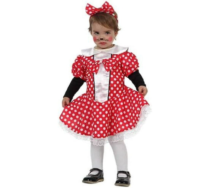 Minnie Mouse Costume Wear (Red, White) | Makro