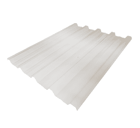 Corrugated 6.5 Polycarb Sheet Clear 3000 mm Builders | Building ...