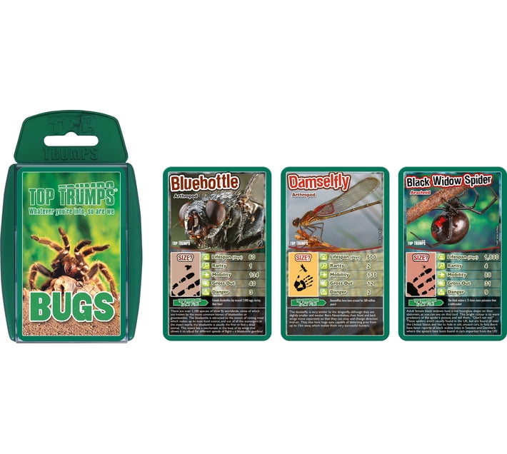 Top Trumps BUGS Paper Social Skills, Reading & Writing, General ...