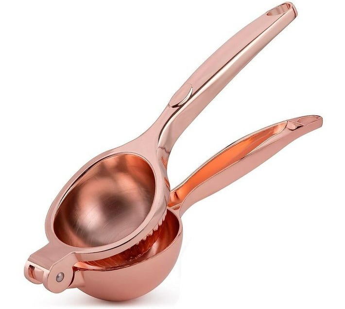 Takme Home Rose Gold Citrus & Lemon Hand Press Juicer Steel Crusher ...