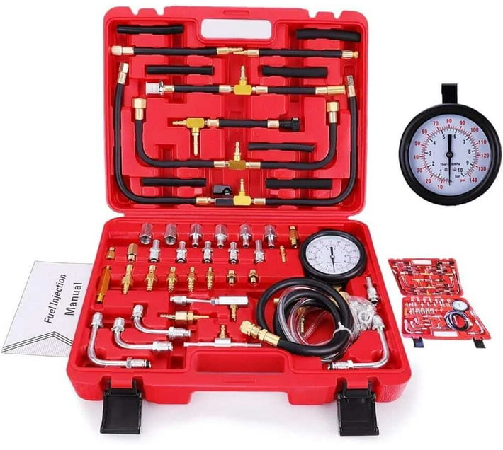 BETOOL Fuel Injestion Pressure Tester Kit Cycling Automotive () | Makro