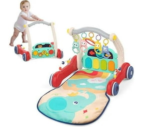 Little Bambino Play Mat Mushroom Music Pedal Animal Crib Toy and Play Gym Multicolour Makro