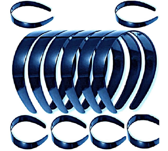 Longfield Trading Chic Bulk 12pcs Plain 2.5mm Navy Blue Plastic School ...