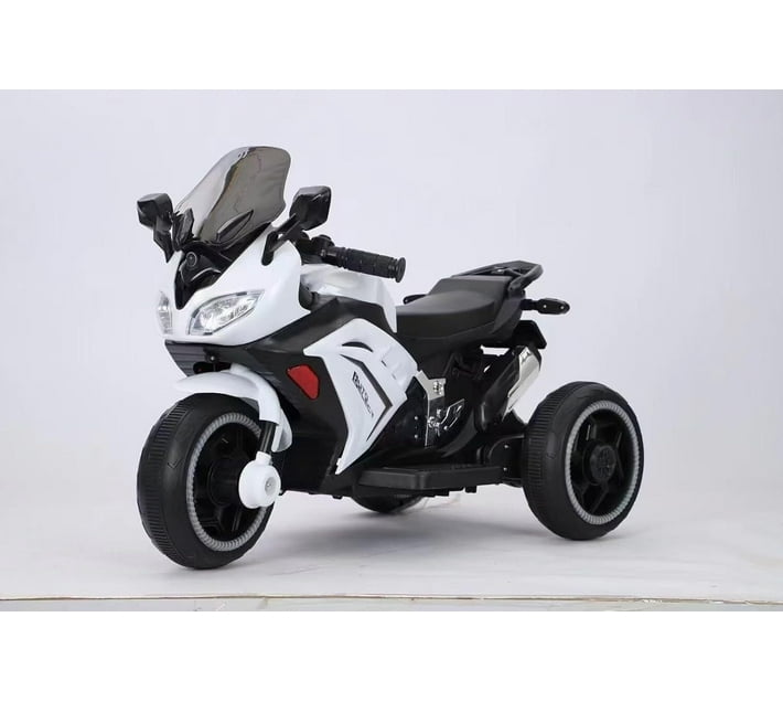 Generic Kids 6V Electric Ride On Motorcycle Scooters (White, Black) | Makro