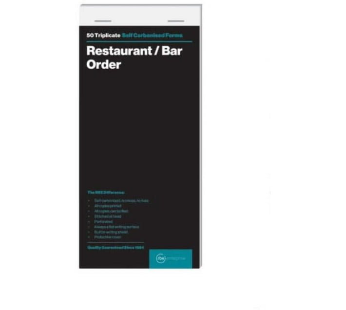 RBE A6 Triplicate Books Single (Black) | Makro