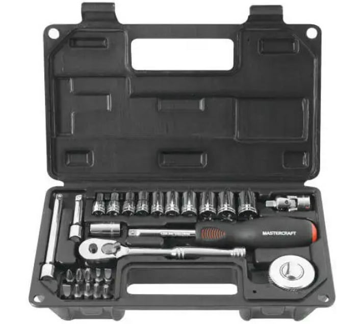 Mastercraft 1/4 Drive Metric 27 Pieces Socket Set (Pack of 27) | Makro