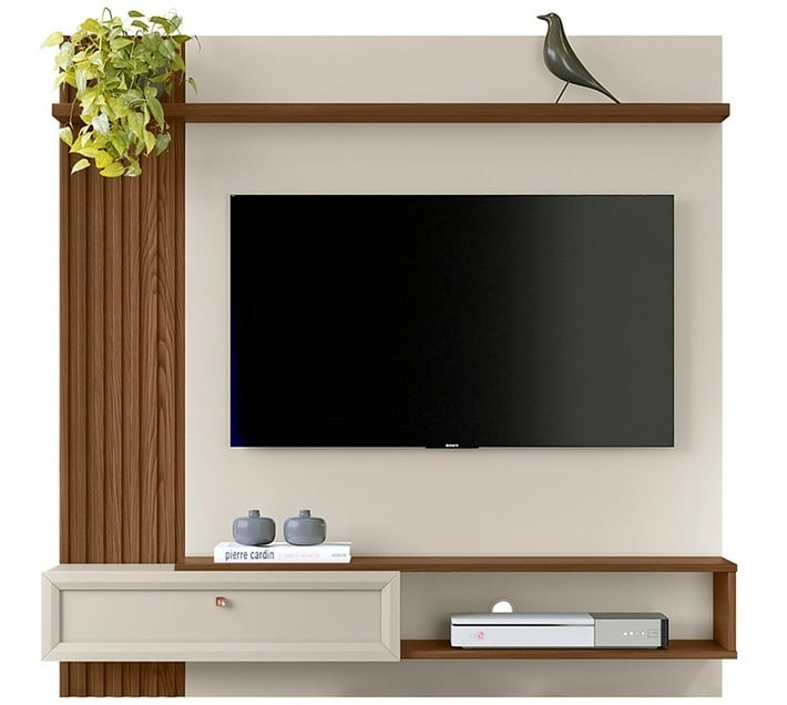 Designer Concepts Alvorada Home Panel Plasma Stand-Brown/Off White ...