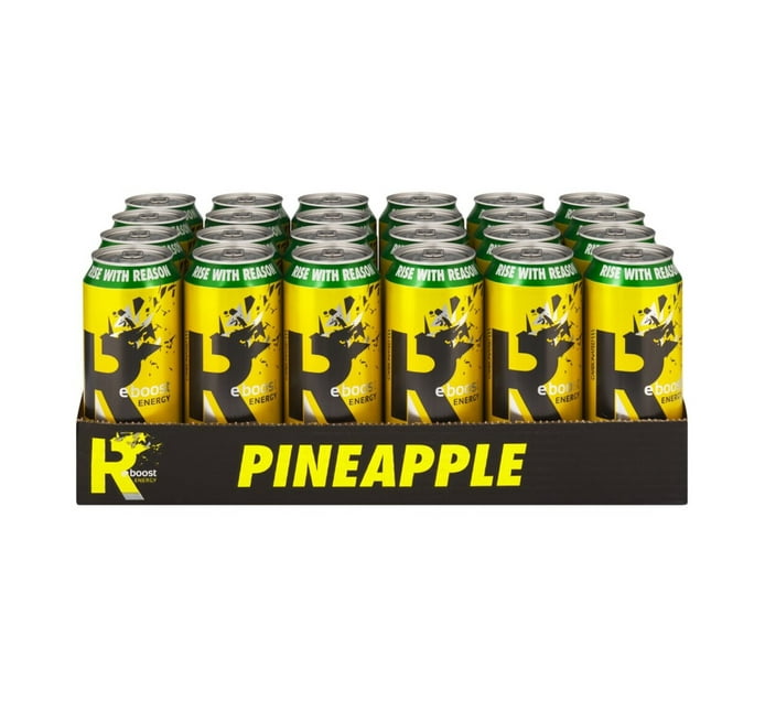 Reboost Energy Drink Pineapple Spike (24 x 500ml) | Makro