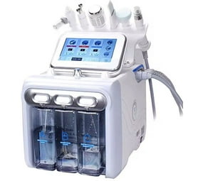 GLsa 6 in 1 Facial Deep Cleaning Water Oxygen Device H2O2 Bubble facial ...