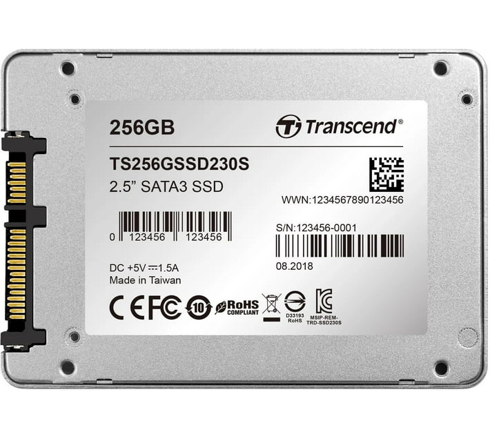 Buy Transcend 256 GB SSD (TS256GSSD230S) (Interface: SATA III, Form ...