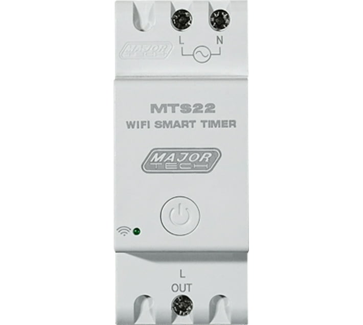 Major Tech MTS22-30A Smart Din / Samite Rail Timer Smart Switch (White ...