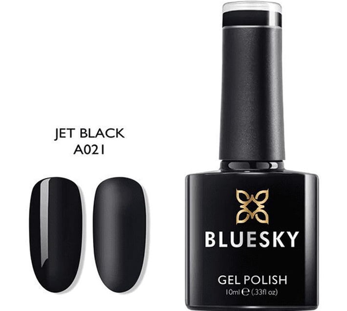 Bluesky Jet Black A021 Gel Nail Polish () | Makro