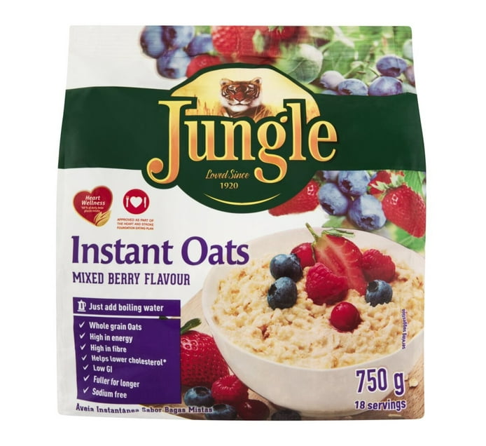 Jungle 1 x 750g Instant Oats | Makro