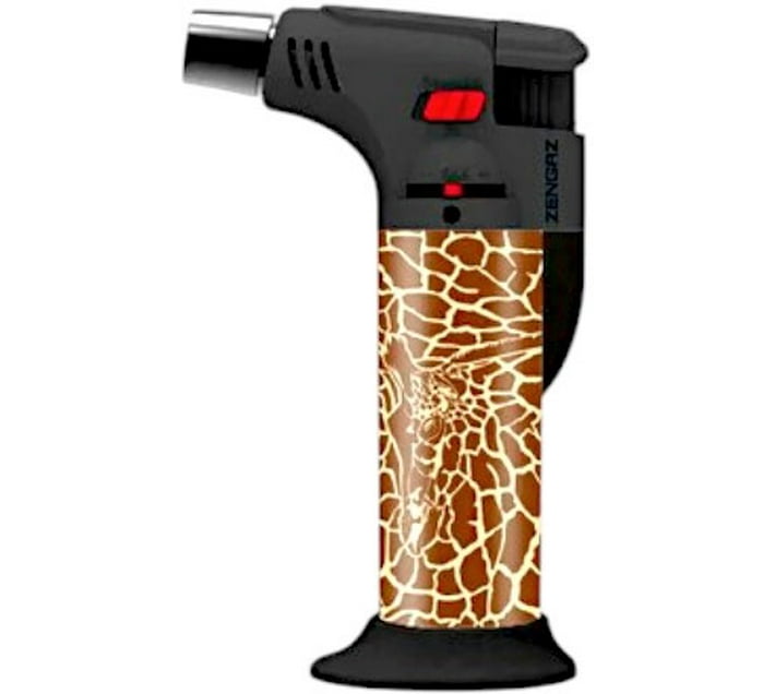 Zengaz ZT-70 Torch Jet Lighter- Giraffe Pocket Lighter (Light Brown ...