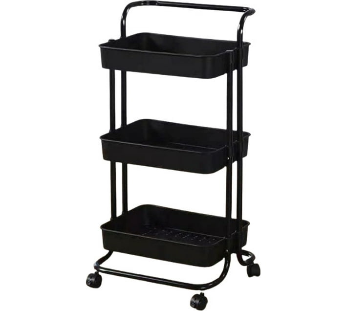 Generic household storage rolling cart metal organiser multifunctional ...