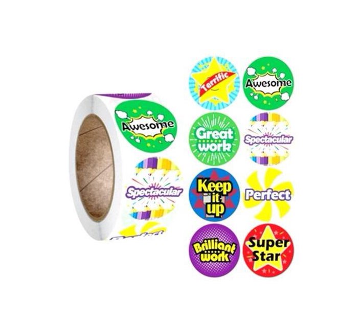 School Teacher Reward Stickers – Terrific! Awesome! | Makro