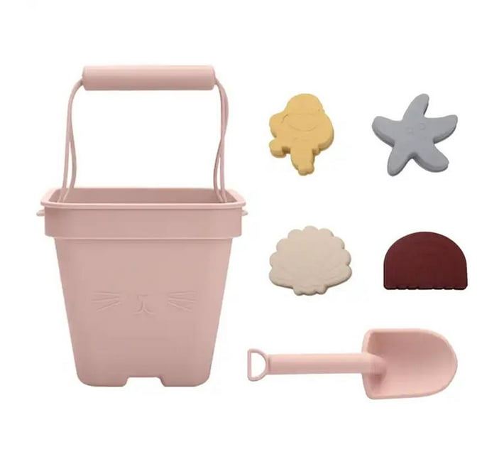 Someone’s in a Makro Beach Bucket Toy Set - Pink Mood