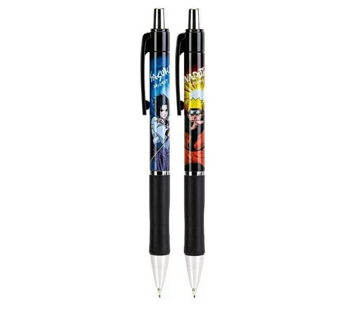 Deli Naruto Character Mechanical Pencil - 2 Pack - Naruto & Sasuke | Makro