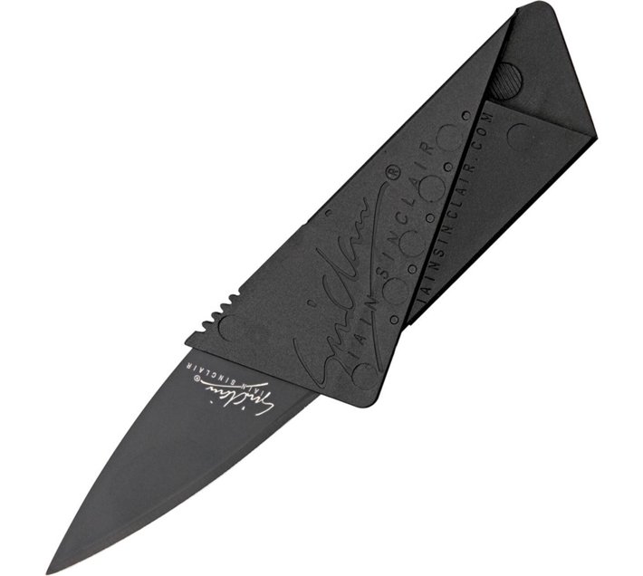 FAS Card Sharp - Credit Card Folding Safety Knife Blade (Black) | Makro