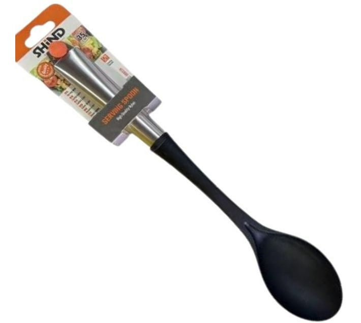 shind Shind KT31800 35cm Black & Silver High-Quality Nylon Serving ...