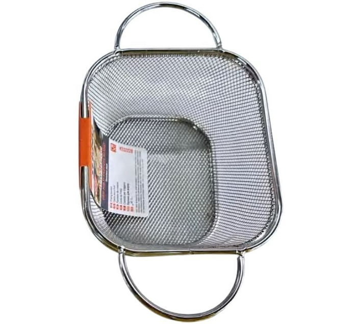 Shind Stainless Steel Grid Multi-Purpose Basket Steel Strainer Kitchen ...