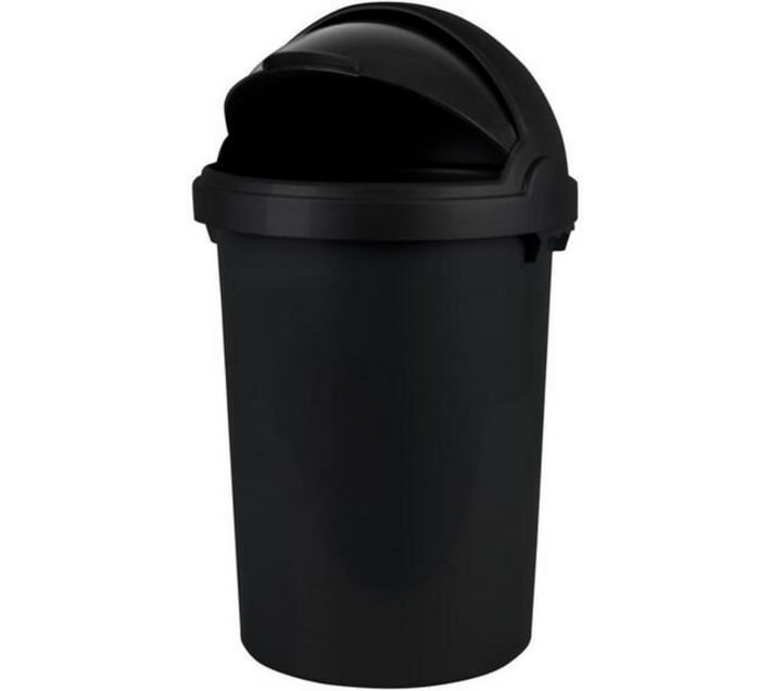 SMTE 91502448 Plastic Dustbin (Black) | Makro