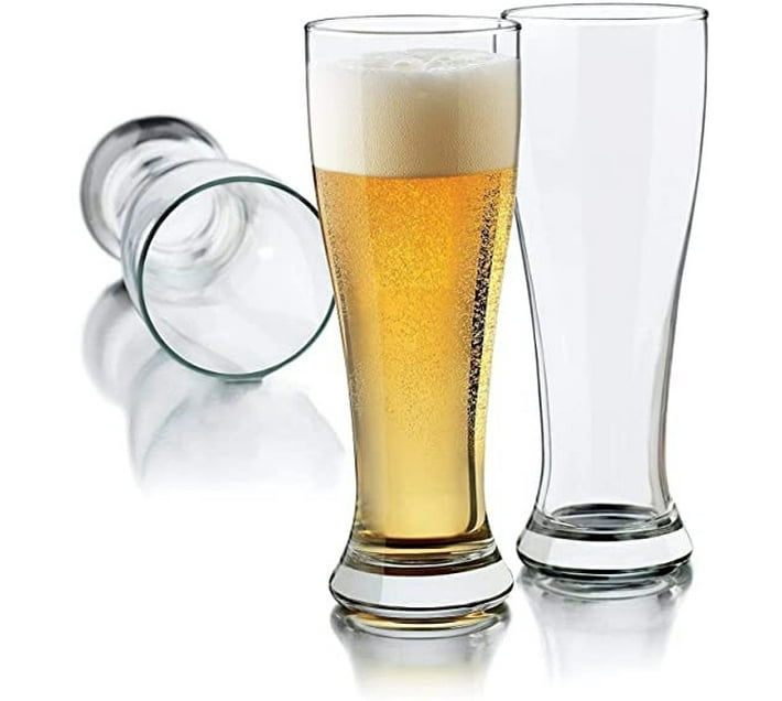 Buy beer glassware (Pack of 6) TGS-121-34 Beer Glass Set (360 ml, Clear ...