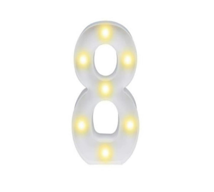 LED Number Lights - 8 | Makro