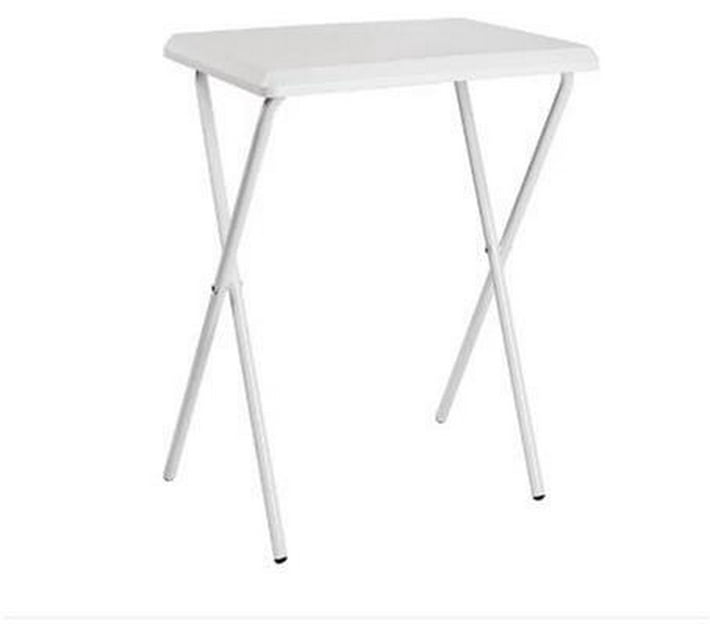 Table DSS5124 Plastic Folding Table (Finish Colour - White, Pre ...