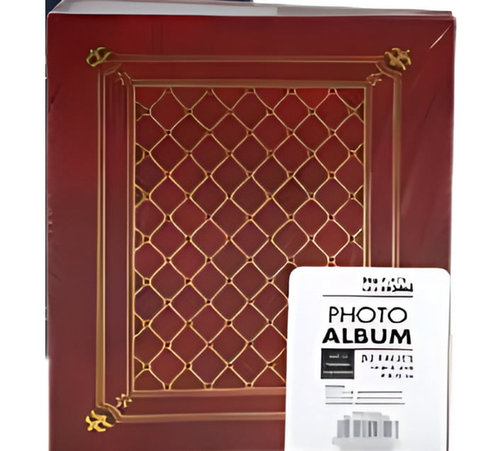 AZ Décor Photo Album 200-Photo Plain Album (Photo Size Supported: 6x8 ...
