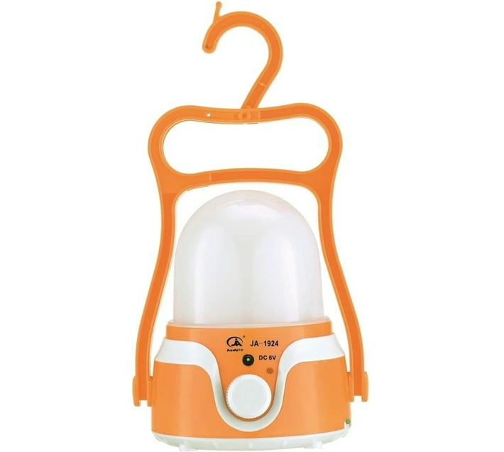 Junai Rechargeable camping light 12 hr Lantern Emergency Light (Orange ...