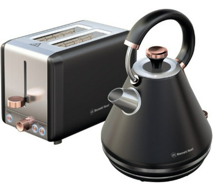 Bennett Read Midnight Kettle & Toaster Set Beverage Maker (1.7 L, Black ...