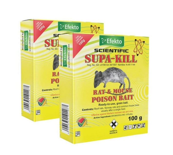 Someone’s in a Makro Efekto Supa Kill Rat Poison Bait 2 Pack - 2x100g Mood