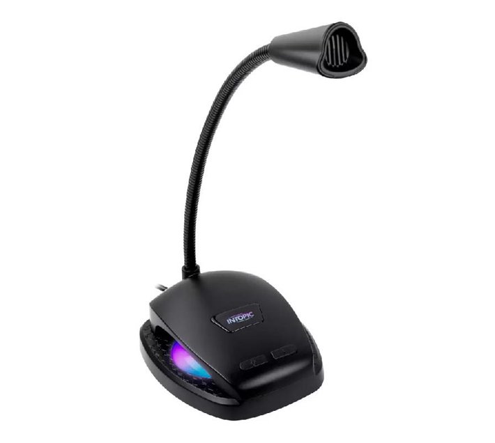 Someone’s in a Makro Intopic JAZZ UB031 USB Desktop RGB Microphone Mood
