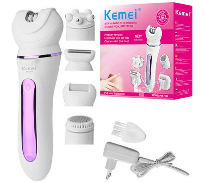 Buy Just Simplified 5-In-1 Electric Body Shaver For Women (White) in ...