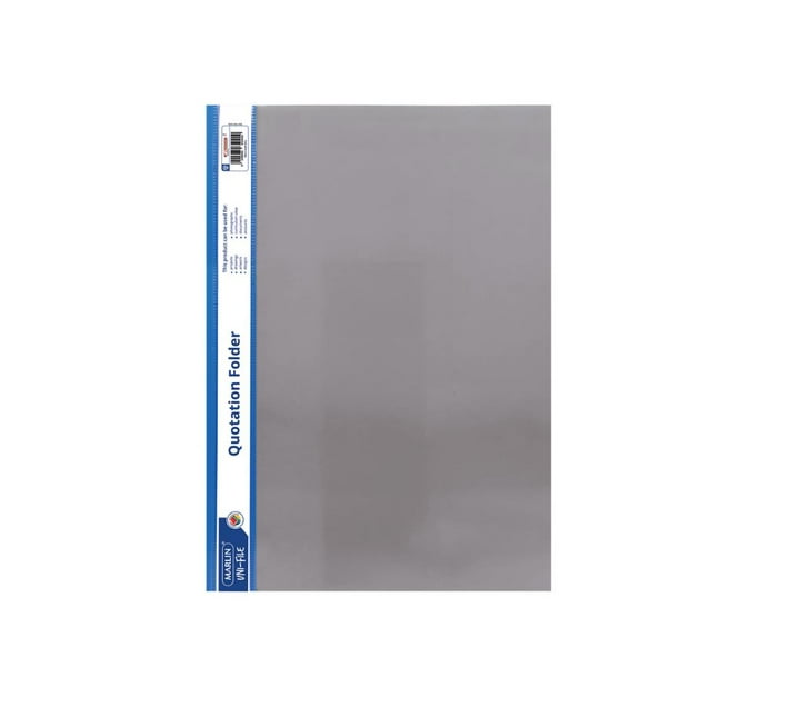 Someone’s in a Makro A4 Quotation Folder - Grey Mood