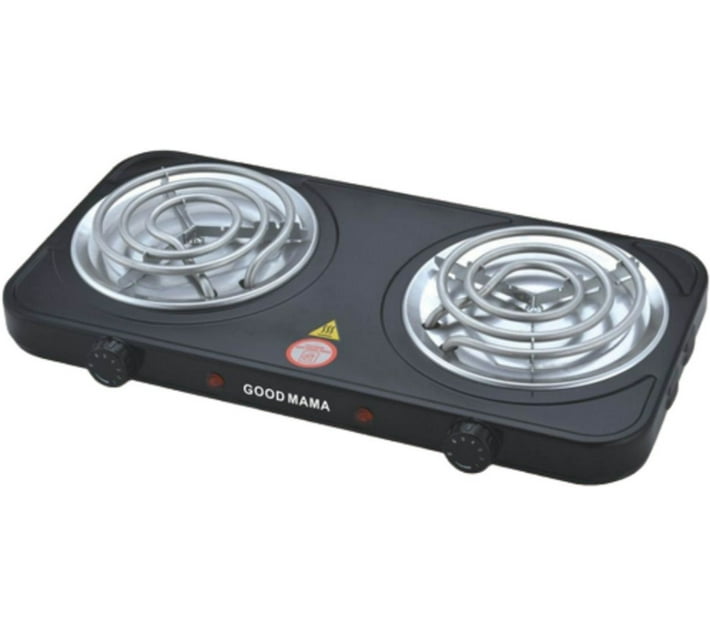 GoodMama Electric Good Mama 2 Plate Spiral Steel Manual Gas Stove (2 ...