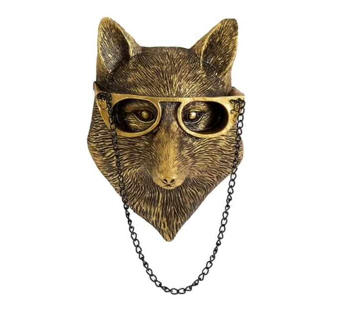 Someone’s in a Makro Decor 3D Wild Fox Head Wall Mount Hanging Art ...