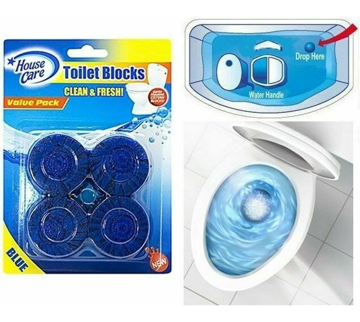 Generic 8 pieces toilet block Floral Block Toilet Cleaner (8 x 8 g) | Makro