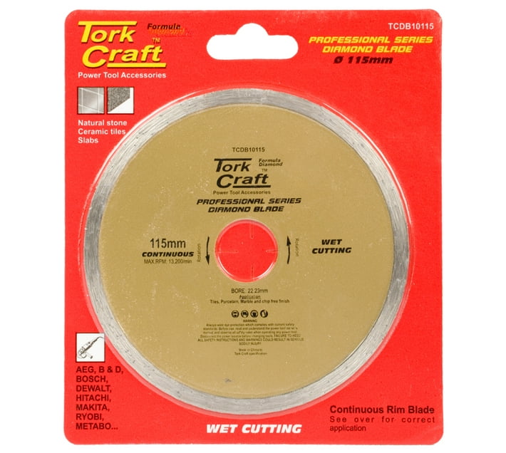 Tork Craft - Diamond Blade 115mm Cont.Rim Profesional - 6 Pack | Makro