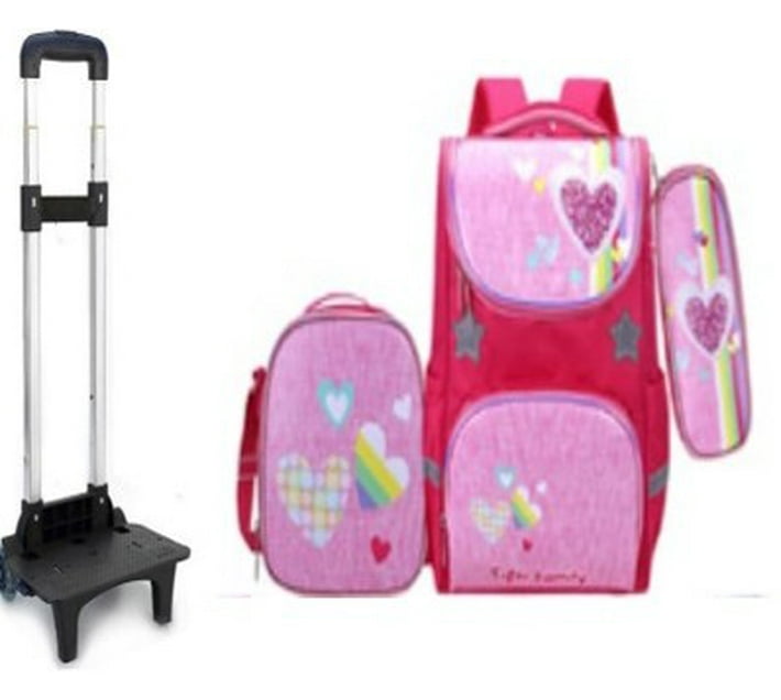 EverythingMART Deep pink love character 3-piece set Waterproof Heavy ...