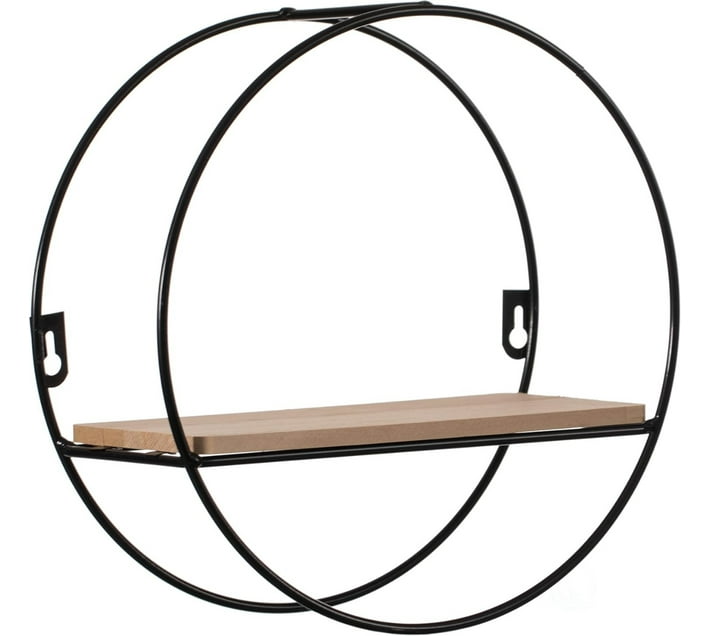 Generic 10039 Steel, Wooden Rack Shelf For Living Room & Bedroom ...