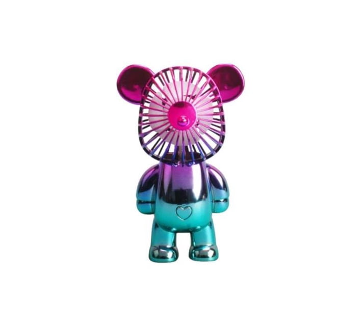 Someone’s in a Makro Portable 3 Adjustable Modes Mini Bear Brick Fan Mood
