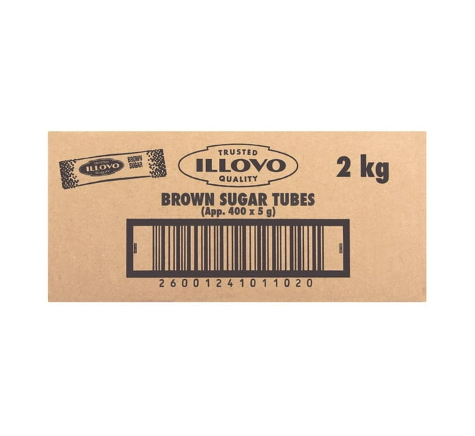 Buy Illovo Brown Sugar Tubes (1 x 2kg) in Bulk | Makro Business