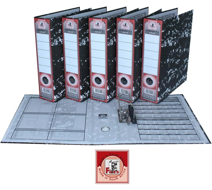 Buy Files Board Lever Arch File (Set of 1, Black) in Bulk | Makro Business