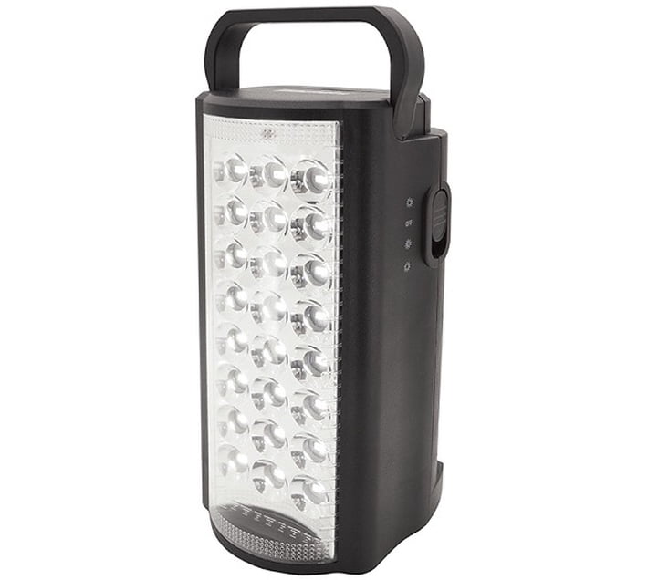 Buy MARS RECHAGEABLE LED LANTERN Lantern Emergency Light (Black) in ...