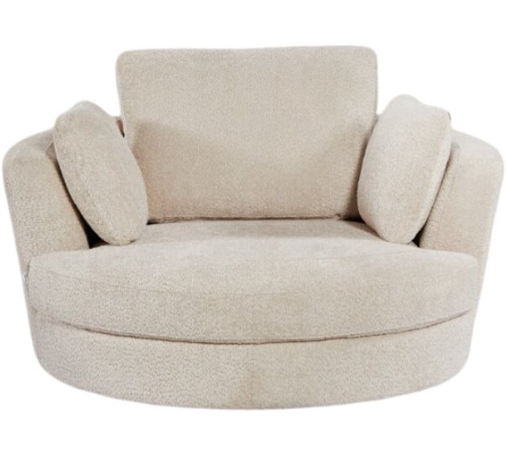 AK Atlas Barrel Lounger Accent Chair/ Cuddle sofa NA 1 Seater Sofa ...