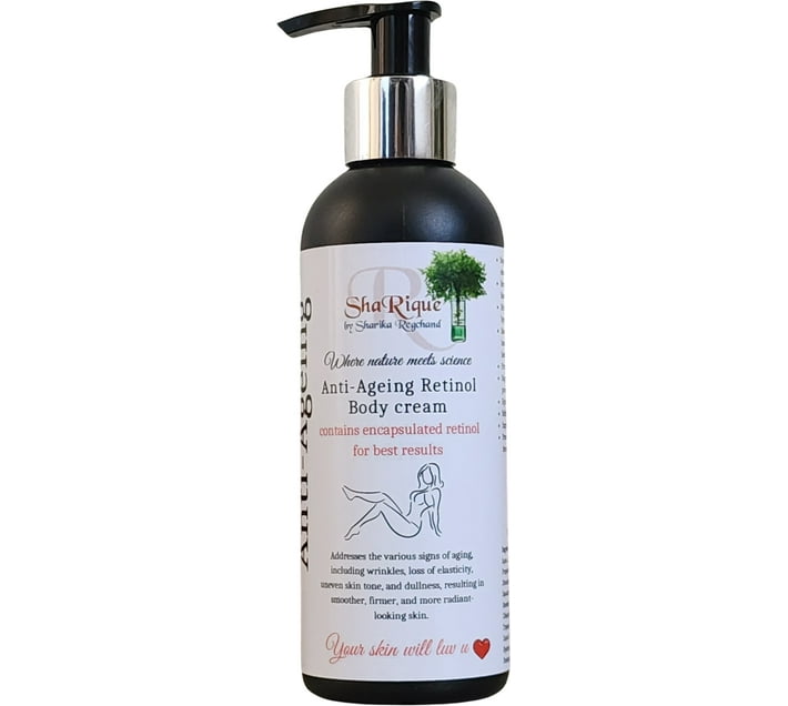 ShaRique Skin Anti-Ageing Retinol Body Cream, vitamin C, peptides ...