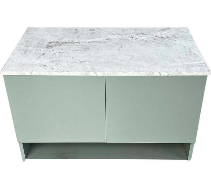 Home Concept Serene Drift Metal Bedside Table (Finish Colour - Melamine ...