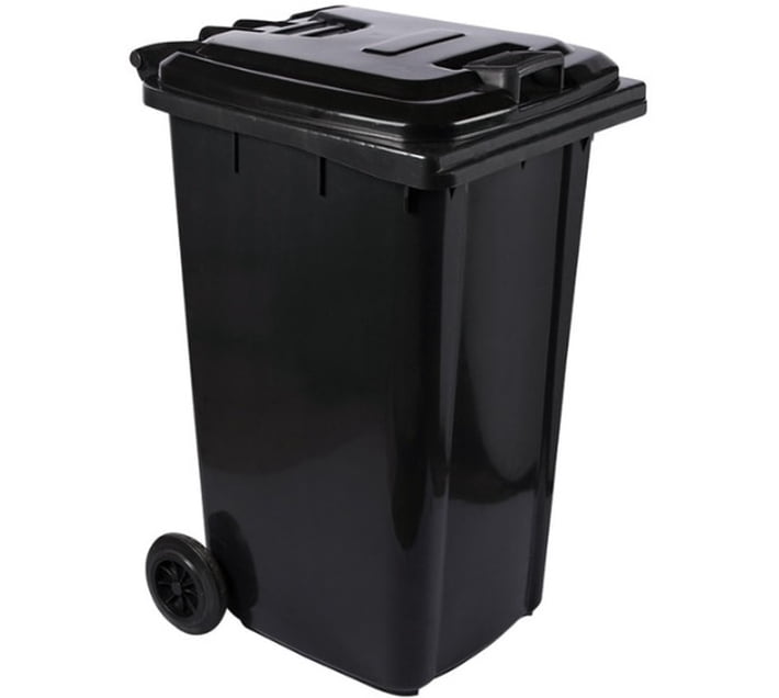 Pride PD001 Plastic Dustbin (Black) | Makro